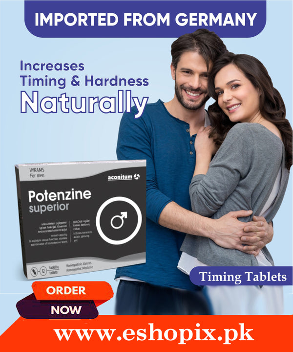 Potenzine Superior Tablets - Boost Male Stamina & Performance – Eshopix